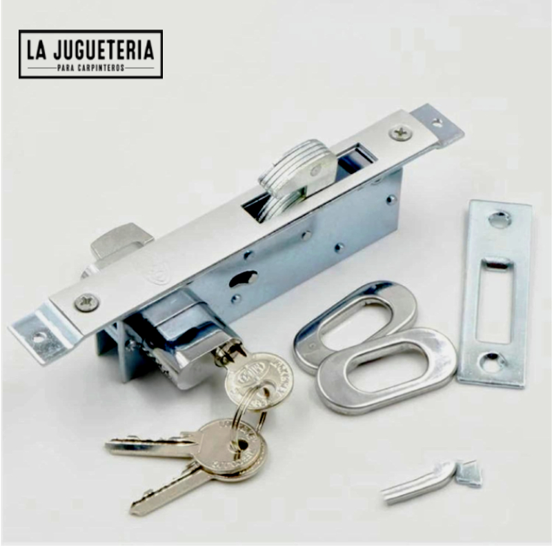 Cerradura (o Llavin) para puerta corrediza | Paracarpinteros